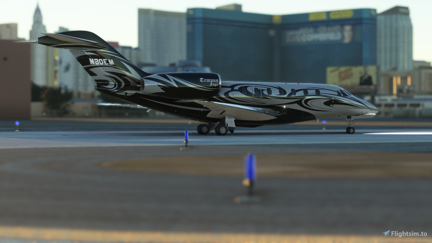 N80EM FlightFX Citation C750 + (Dynamic Registration) pour Microsoft ...