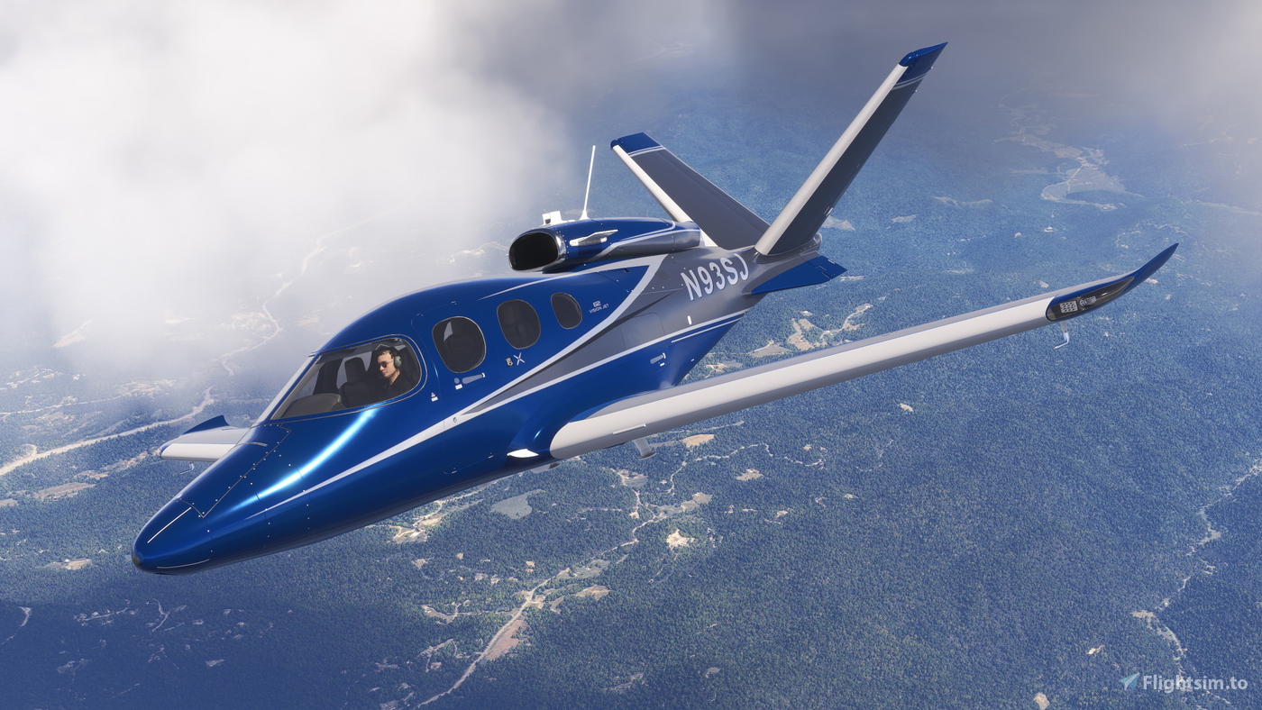 N93SJ +Interior for SF50 Vision Jet (2024 ONLY) for Microsoft Flight ...