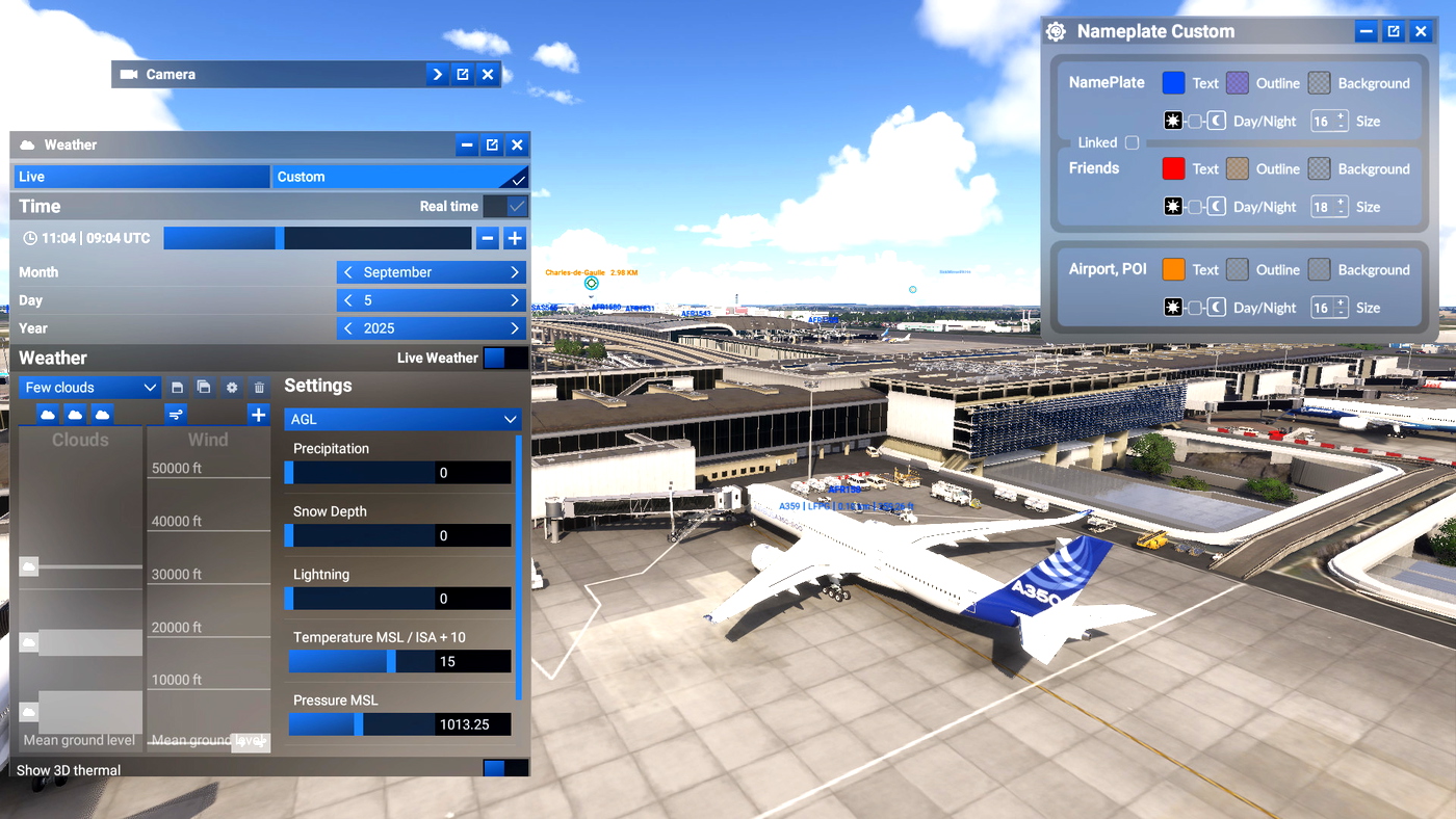 Threads - Nameplate custom color for Microsoft Flight Simulator | MSFS