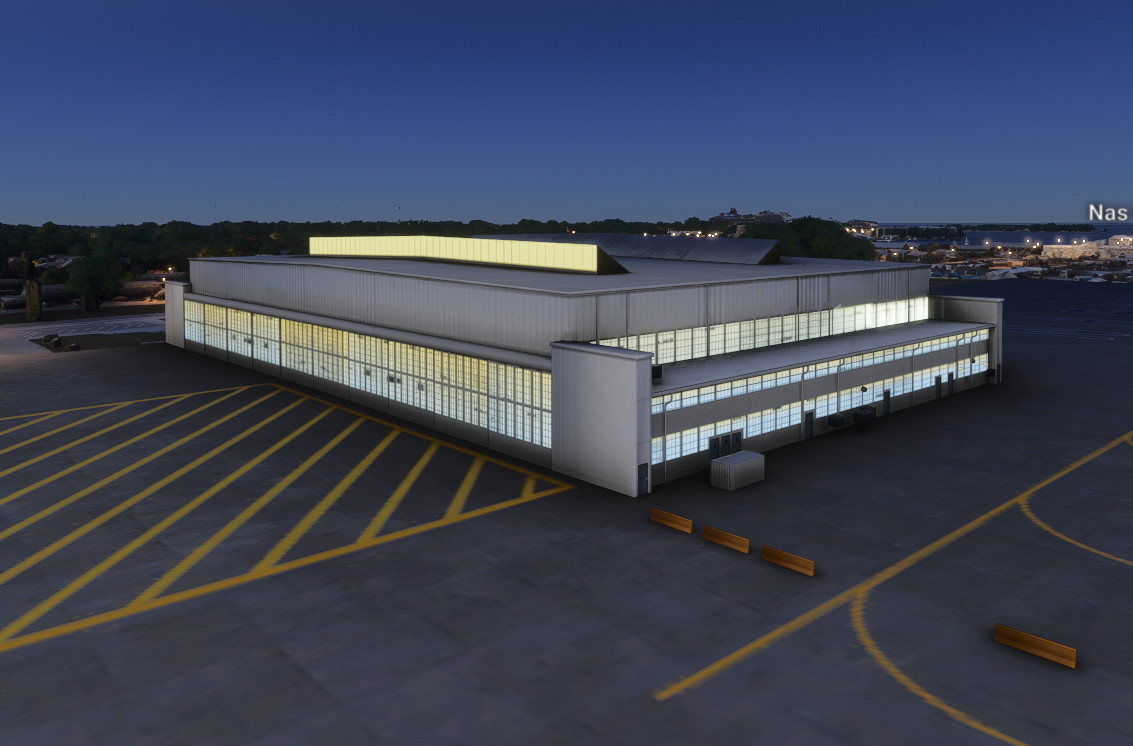Nas Warehouse Keywest helipad for Microsoft Flight Simulator | MSFS