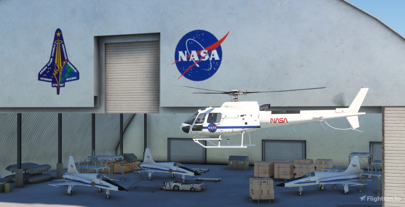 Nasa livery for the H125 MSFS2020 (fictional) for Microsoft Flight Simulator | MSFS