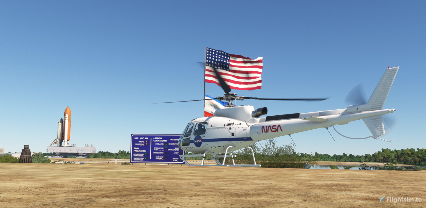 Nasa livery for the H125 MSFS2020 (fictional) 对于 Microsoft Flight ...
