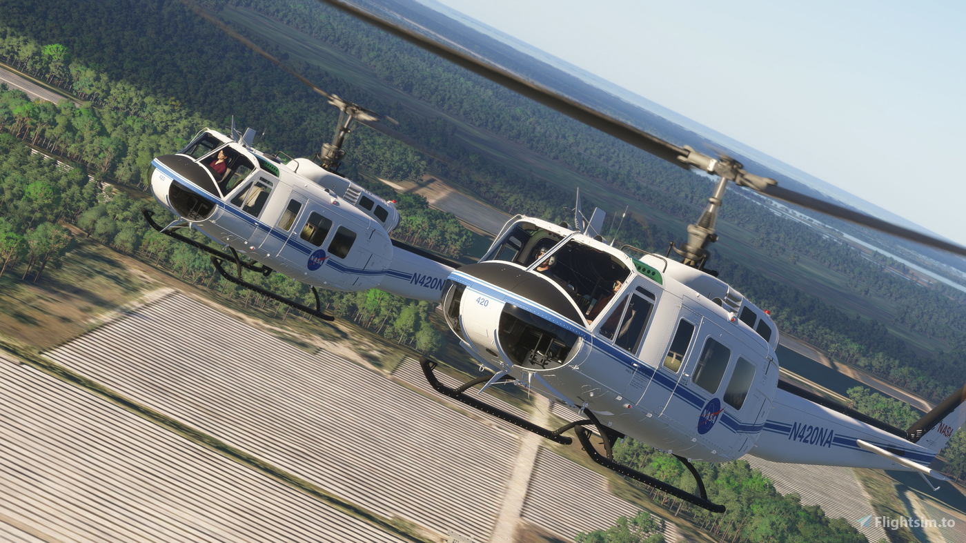 NASA Huey | Microsoft/Taog UH-1H for Microsoft Flight Simulator | MSFS