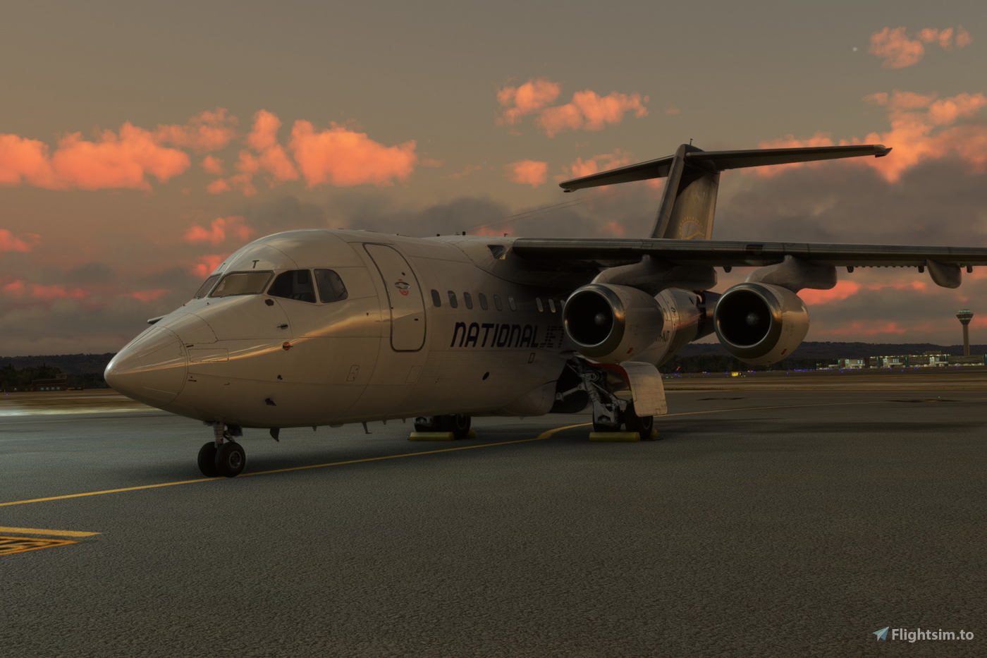 National Jet Systems VH-NJT - JF Avro RJ70 for Microsoft Flight ...