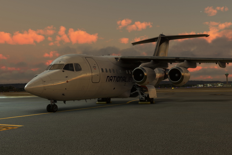 National Jet Systems VH-NJT - JF Avro RJ70 for Microsoft Flight ...