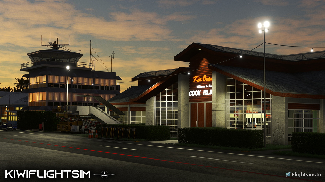 KiwiFlightSim - NCRG - Rarotonga Airport, Cook Islands (Polynesia) for ...