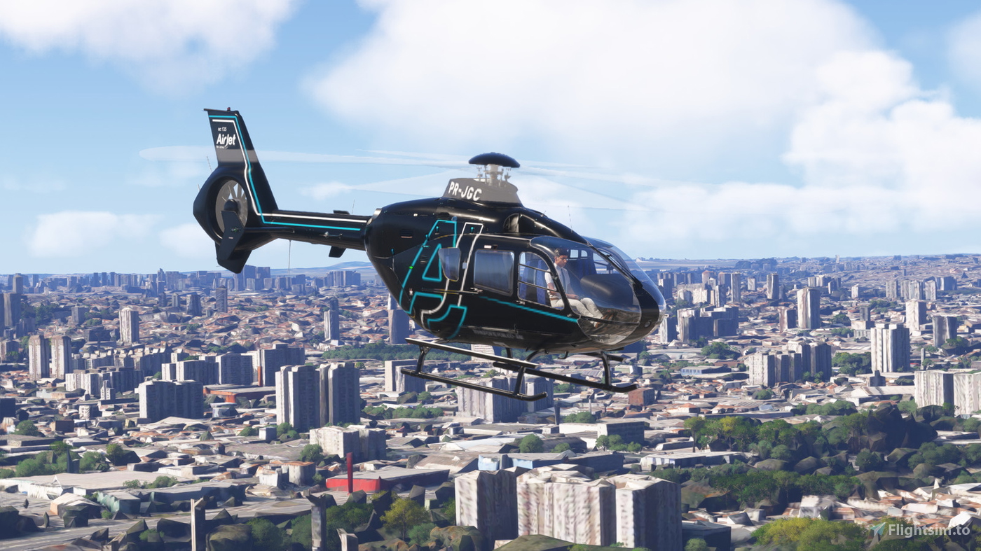 Nemeth Designs EC-135 Air Jet Taxi Aereo - PR-JGC - 4K pour Microsoft ...