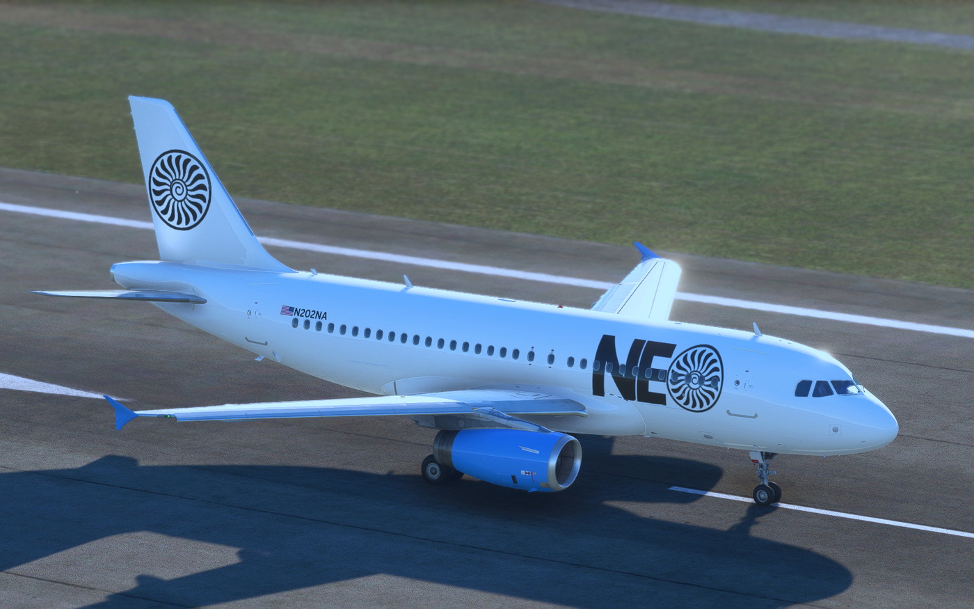 Neo Air Livery for Fenix A319 (IAE) para Microsoft Flight Simulator | MSFS