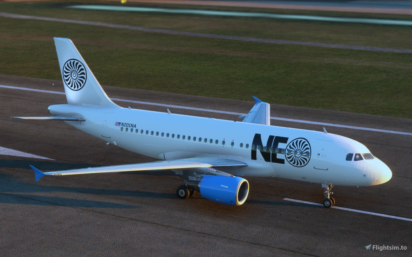 Neo Air Livery (N201NA) for Fenix A319 CFM for Microsoft Flight ...