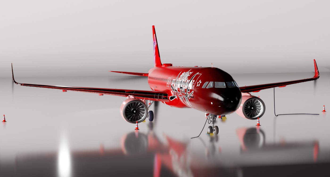 Neon Genesis Evangelion Livery FlyByWire A32NX a oldalon. Microsoft ...