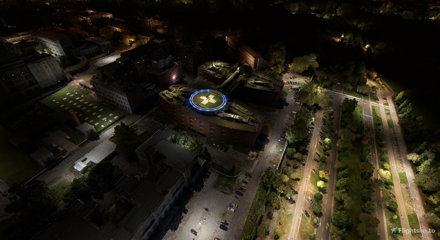 Niguarda Hospital Helipad pour Microsoft Flight Simulator | MSFS