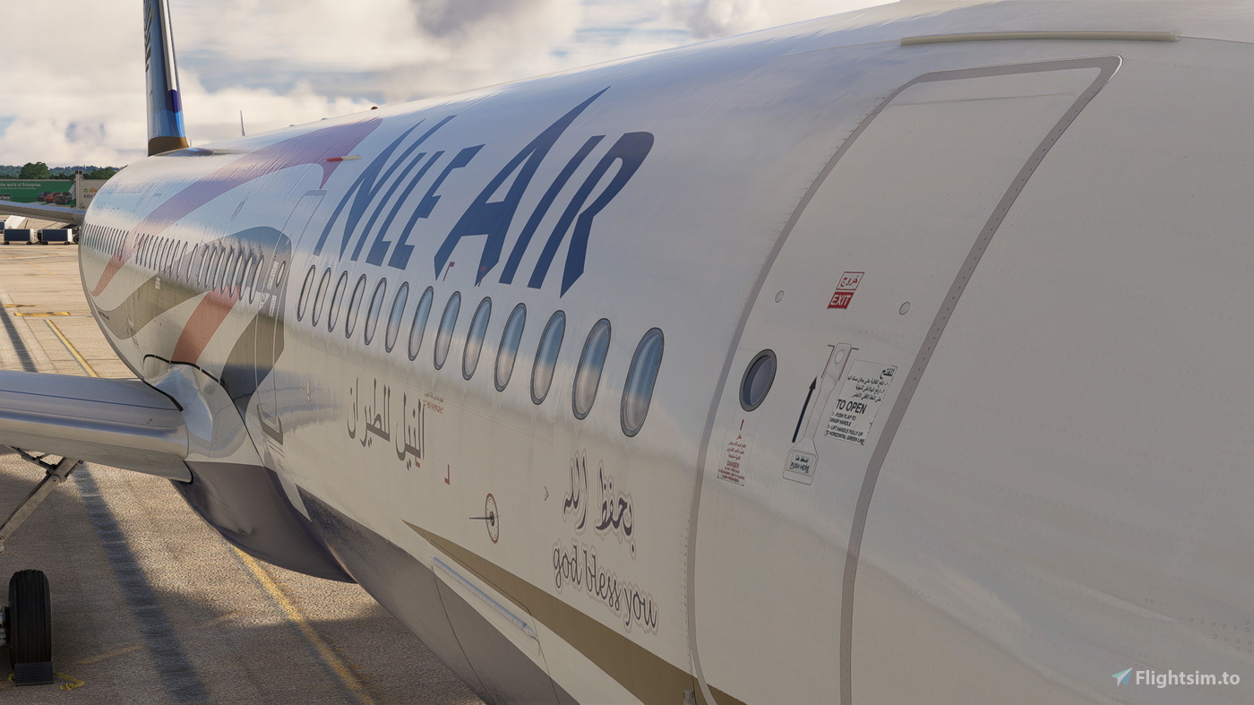 Nile Air A321 SU-BQN IAE + Cabin | MSFS 2024 | Fenix A321 for Microsoft ...