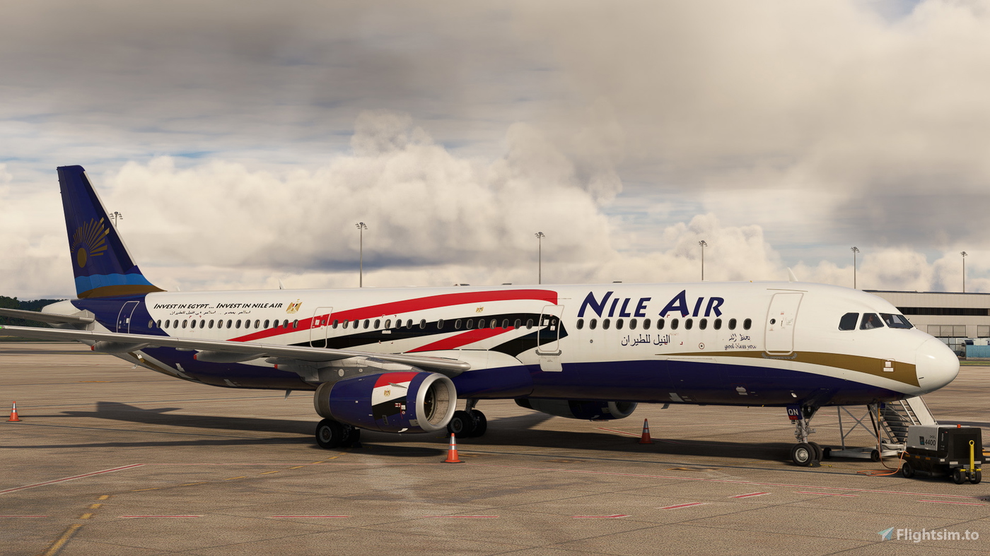 Nile Air A321 SU-BQN IAE + Cabin | MSFS 2024 | Fenix A321 for Microsoft ...