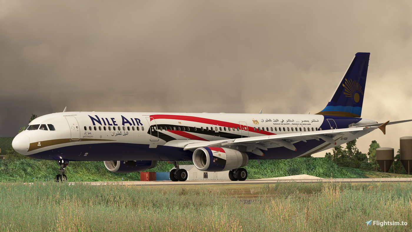 Nile Air A321 SU-BQN IAE + Cabin (8K+4K)| Fenix A321 for Microsoft ...