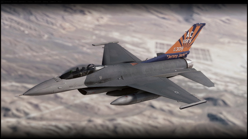 NJANG - 177FW F-16C | 6-Pack | 4K for Microsoft Flight Simulator | MSFS