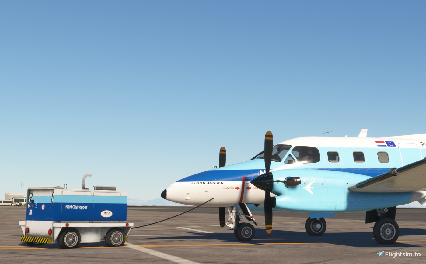 NLM CityHopper livery for Embraer EMB-121 Xingu for Microsoft Flight ...