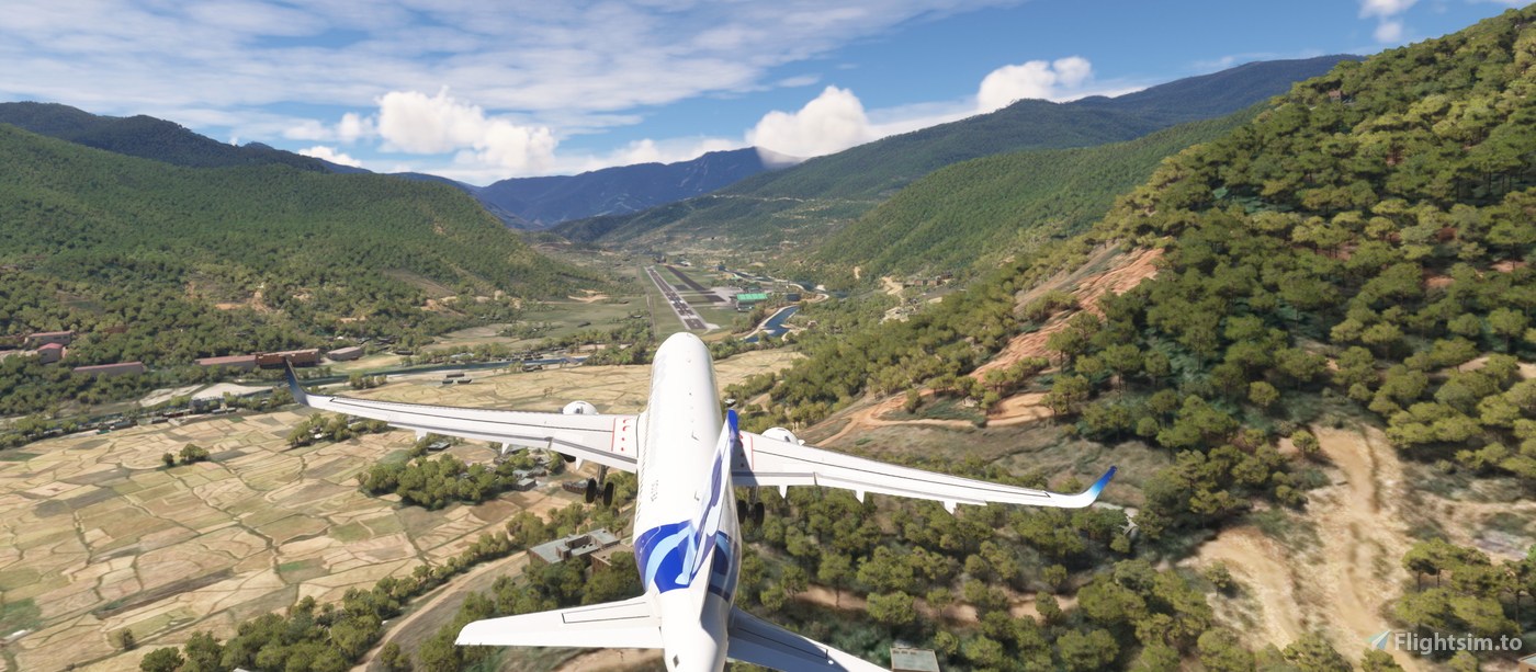 No.46. Landing Challenge at Paro Bhutan VQPR for Microsoft Flight ...