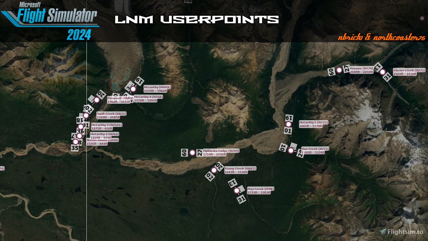 Northcoaster76 Little Nav Map Userpoints (Alaska Scenery Project) 对于 ...