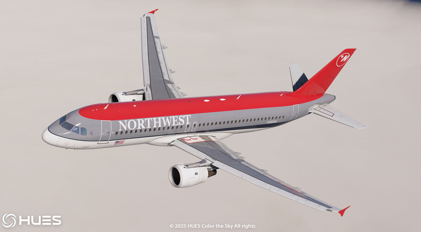 Northwest Airlines Livery Pack | Fenix V2 | 8K & 4K のために Microsoft ...