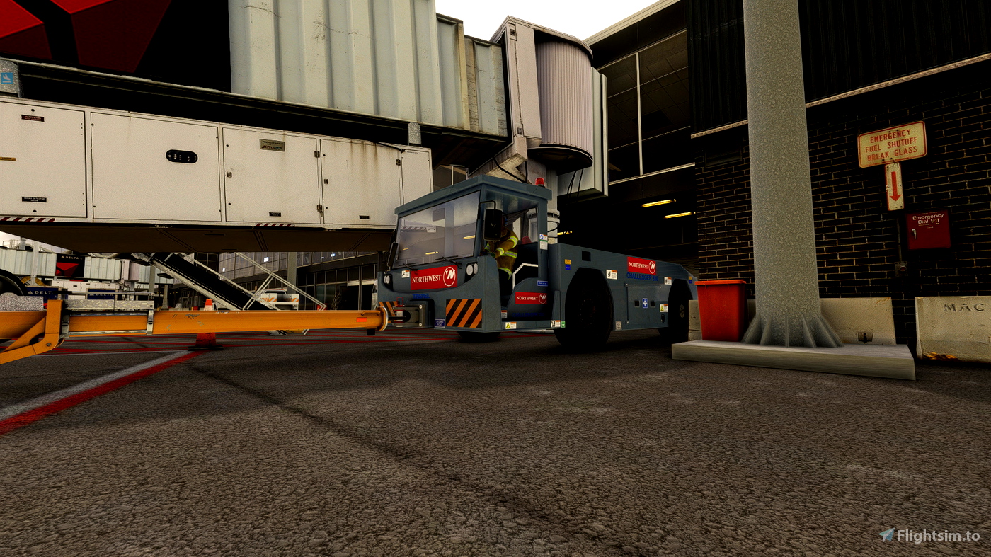 Northwest Airlines GSX Handling Equipment Textures for Microsoft Flight ...