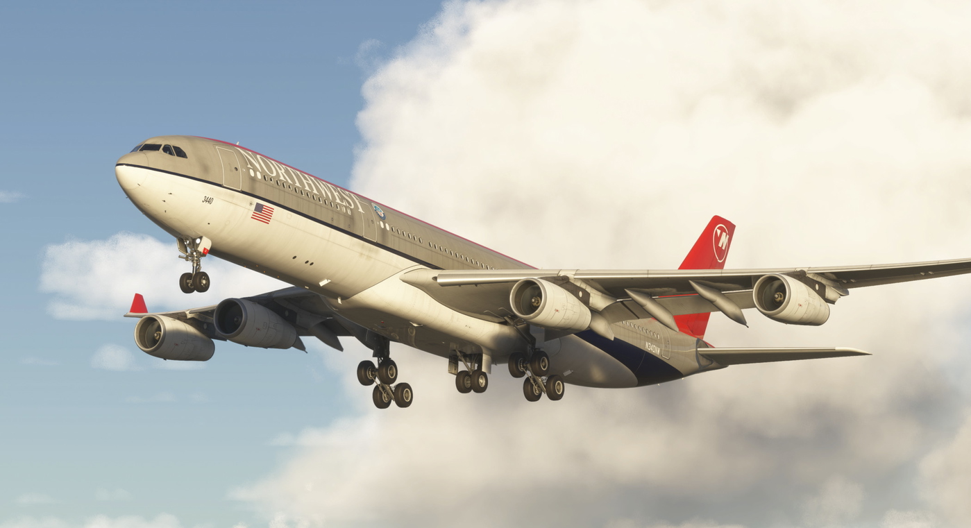 Northwest (Fictional - N340NW) - iniBuilds A340-300 per Microsoft ...