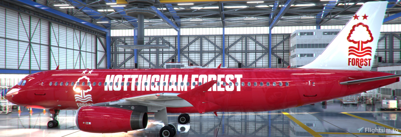 Nottingham Forest Livery for Microsoft Flight Simulator | MSFS