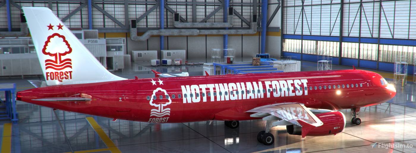 Nottingham Forest Livery for Microsoft Flight Simulator | MSFS