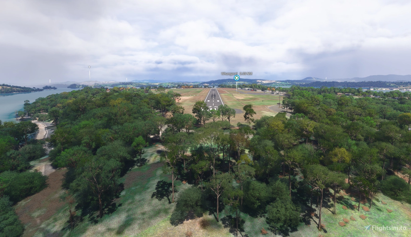 NZWR - Asobo Whangarei Airport Tree Fix FS2024 - New Zealand. dla ...