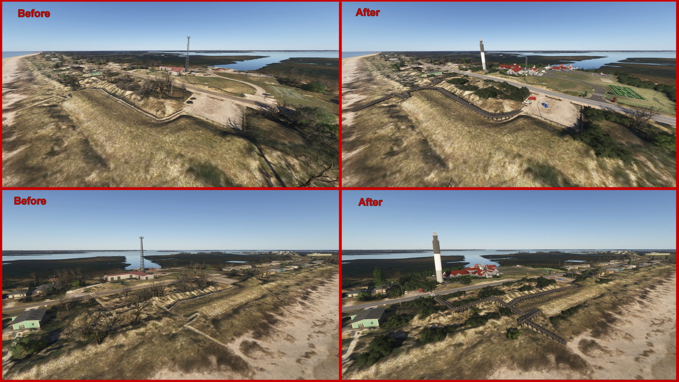 Oak Island Lighthouse & Coast Guard Station für Microsoft Flight ...