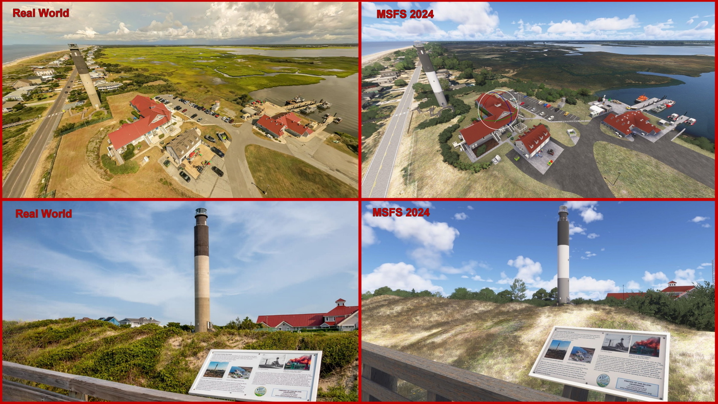 Oak Island Lighthouse & Coast Guard Station のために Microsoft Flight ...