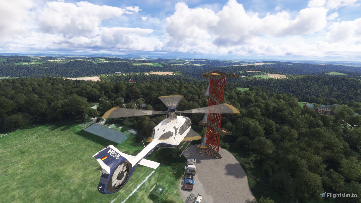 Observation towers in northern bavaria for Microsoft Flight Simulator ...