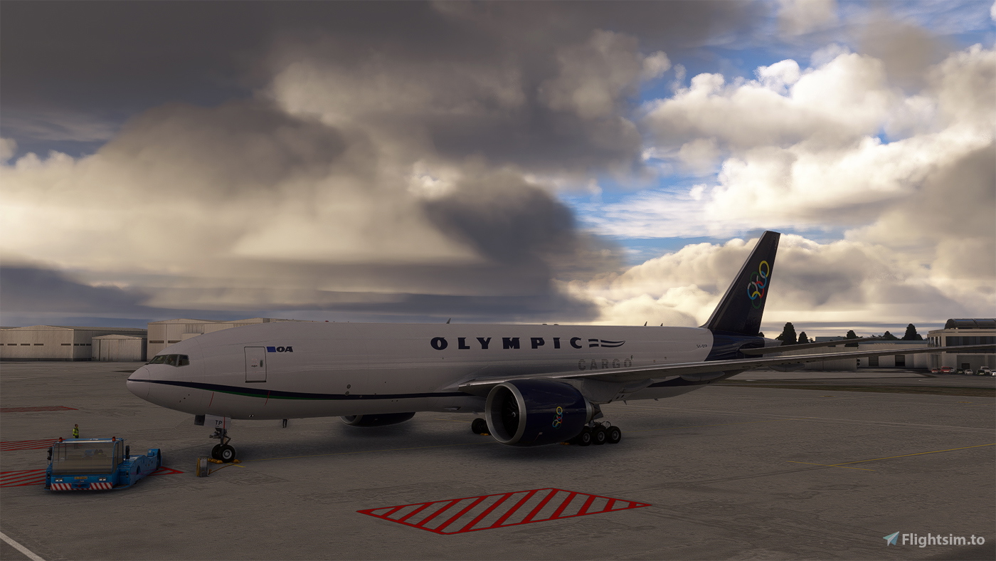 Olympic Air Cargo PMDG B777F for Microsoft Flight Simulator | MSFS