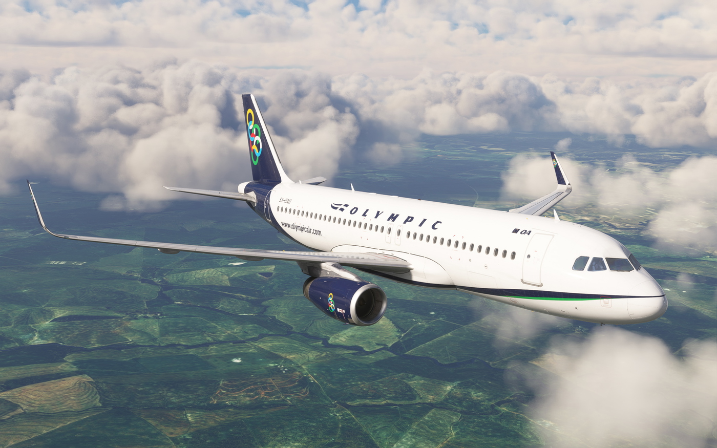 Olympic Air Fenix A320 with Sharklets IAE and CFM (Fictional) BFU for ...