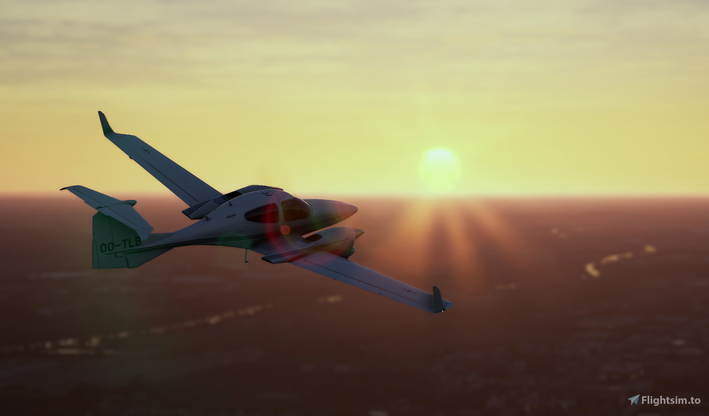 OO-TLB | COWS DA42 for Microsoft Flight Simulator | MSFS