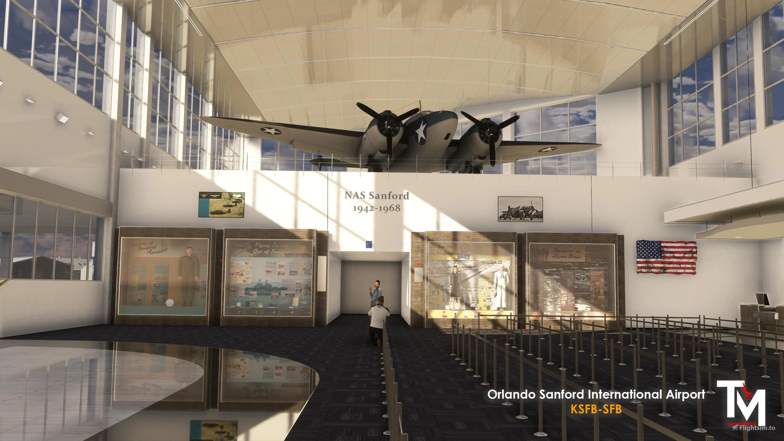 TAIMODELS - Orlando Sanford International Airport for Microsoft Flight Simulator | MSFS