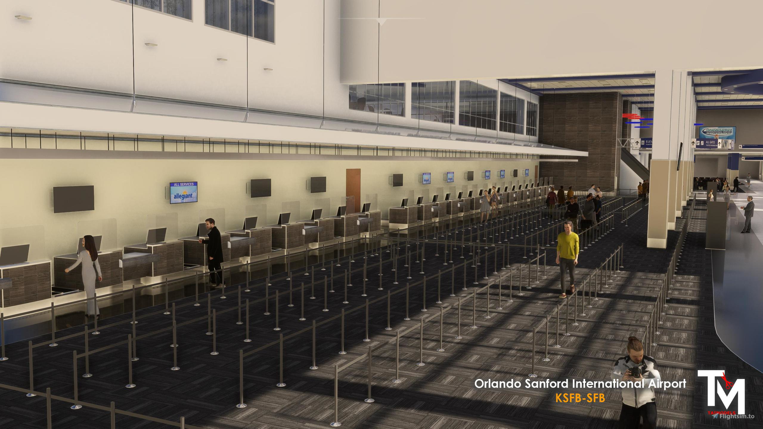 TAIMODELS - Orlando Sanford International Airport for Microsoft Flight Simulator | MSFS