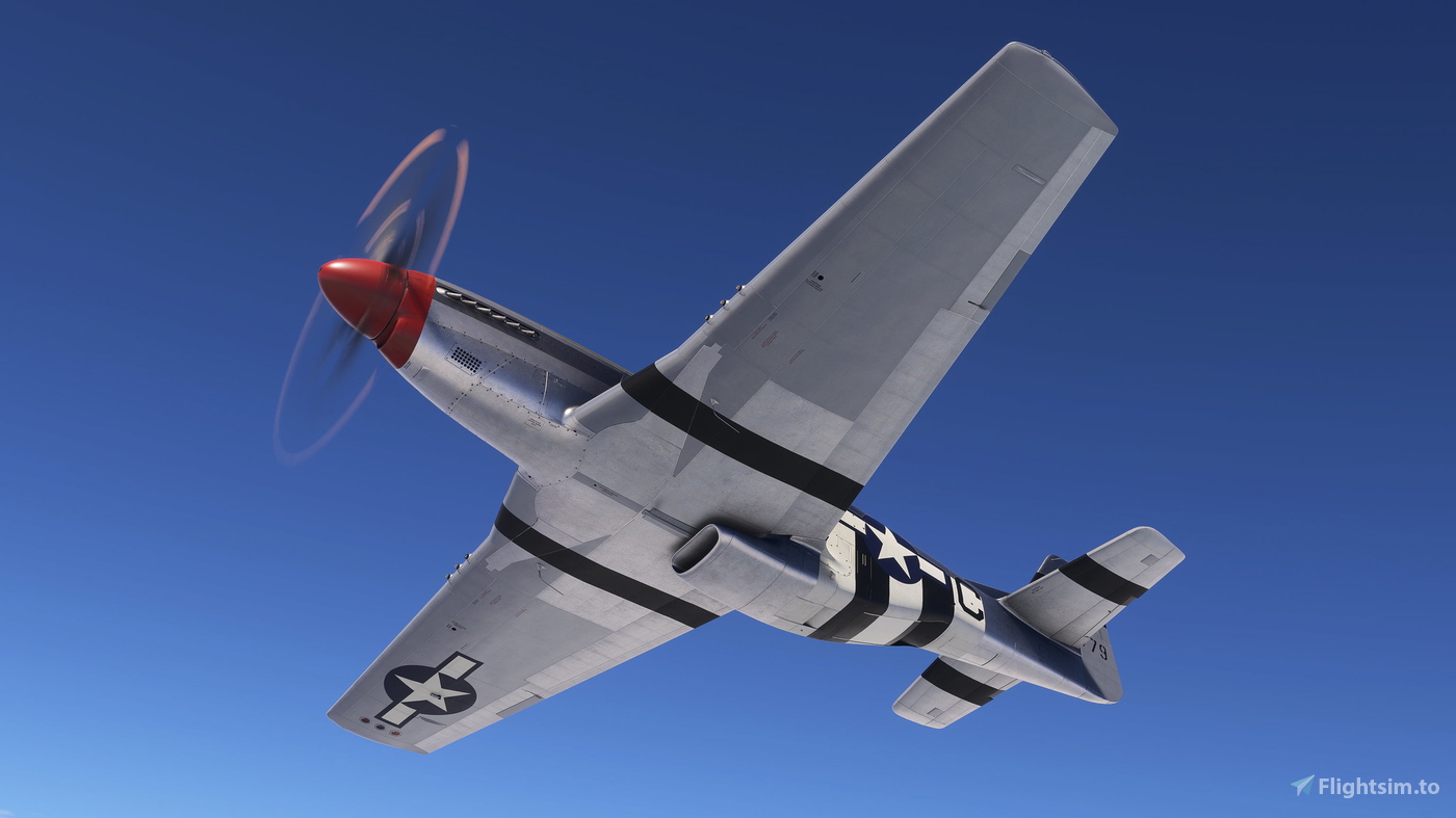 P-51D Mustang 44-73877 (G-CMDK) for Microsoft Flight Simulator | MSFS