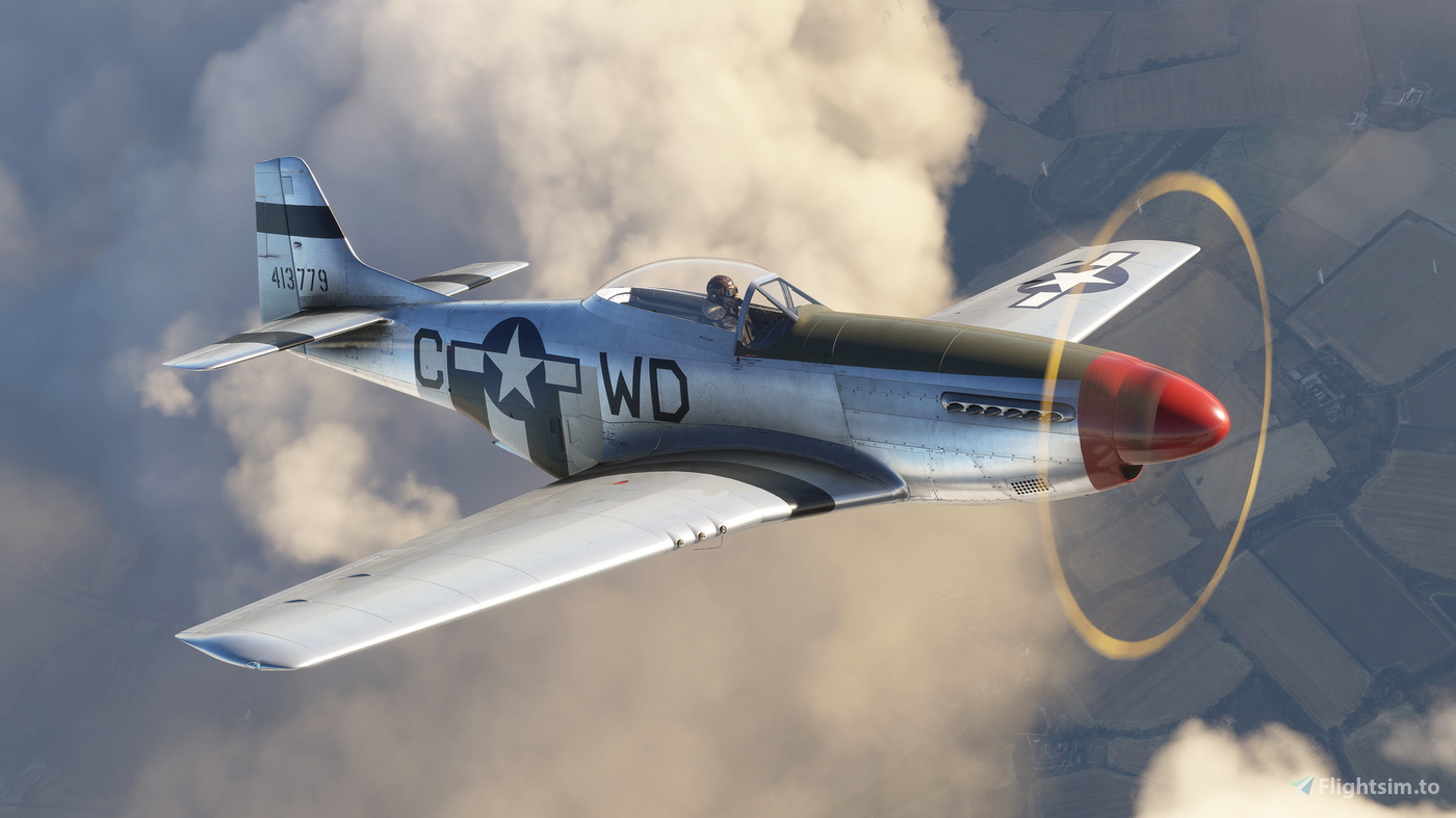 P-51D Mustang 44-73877 (G-CMDK) for Microsoft Flight Simulator | MSFS