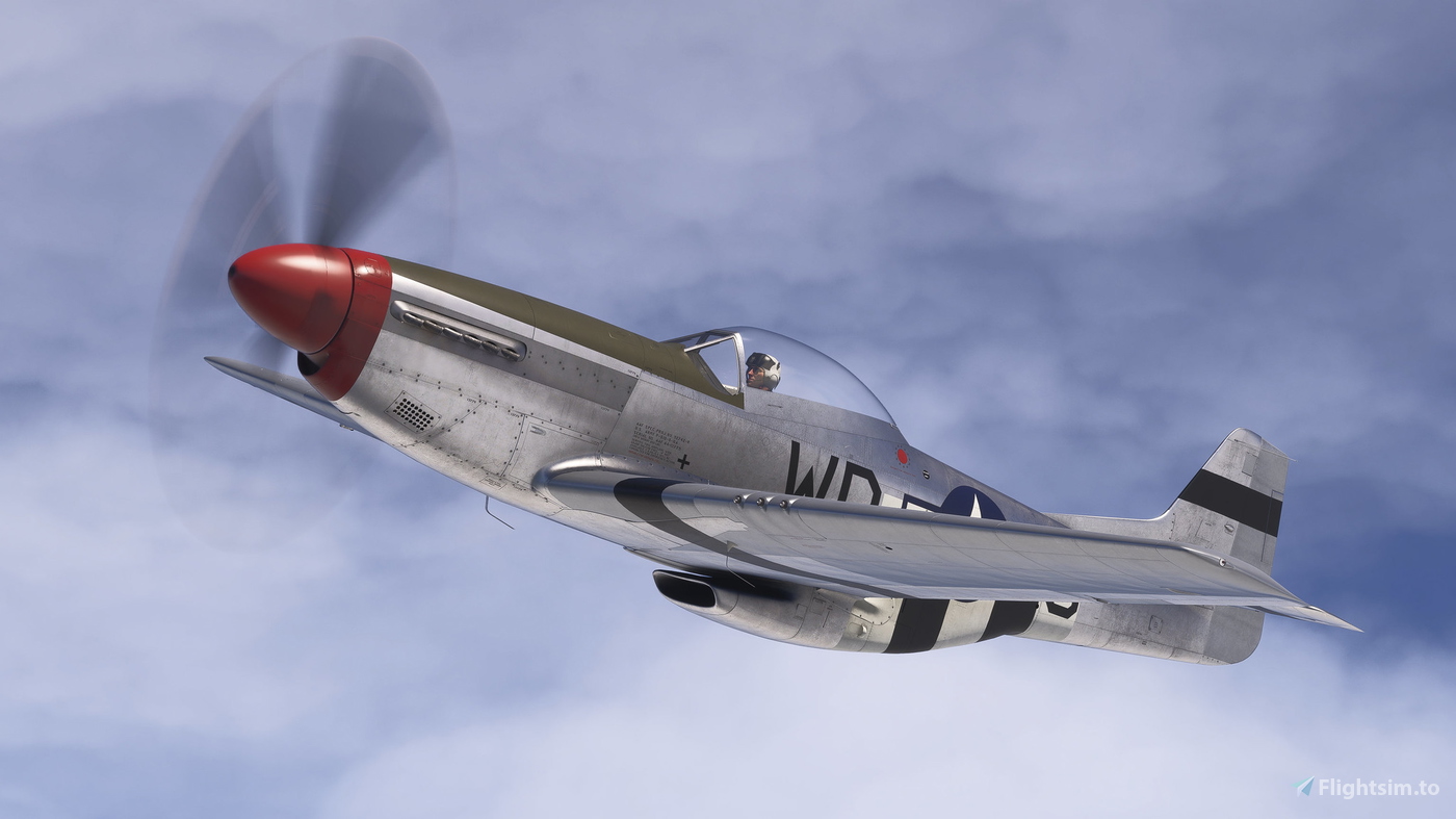 P-51D Mustang 44-73877 (G-CMDK) for Microsoft Flight Simulator | MSFS