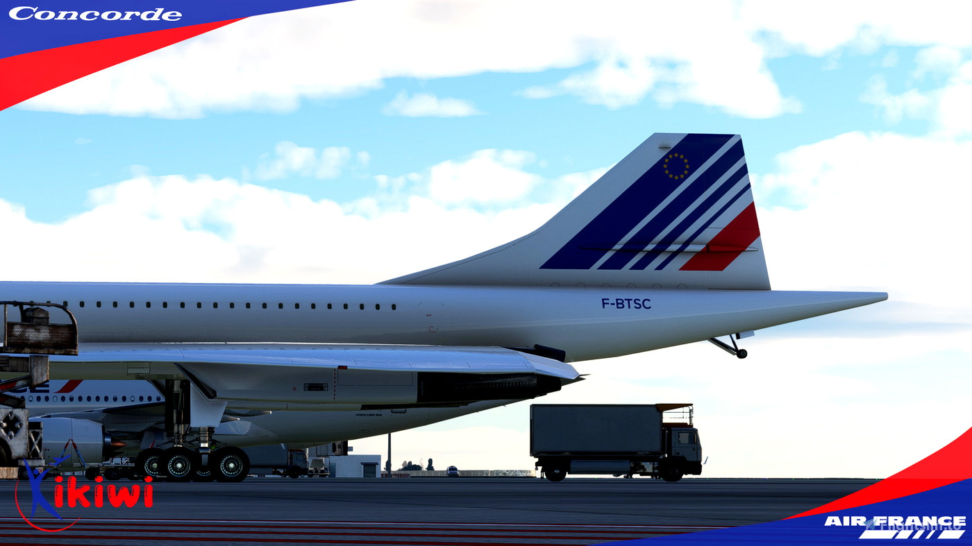 [PACK] DC Designs Concorde Air France Fleet, 1990 Liveries & F-BVFD ...