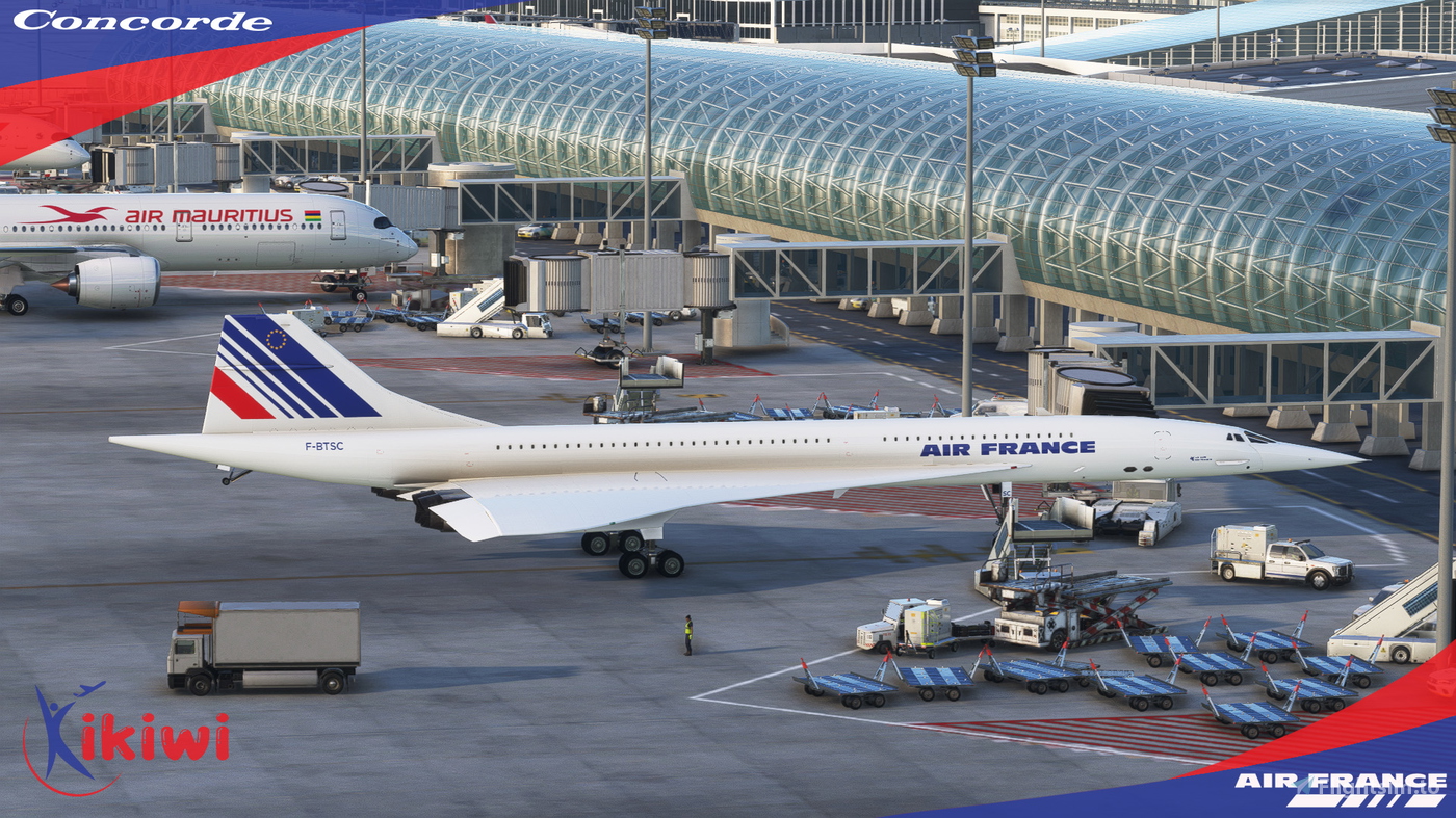 [PACK] DC Designs Concorde Air France Fleet, 1990 Liveries & F-BVFD ...