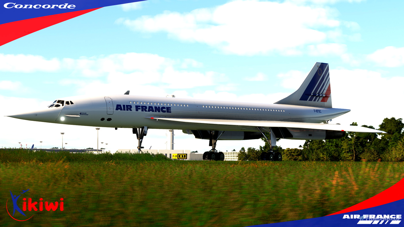 [PACK] DC Designs Concorde Air France Fleet, 1990 Liveries & F-BVFD ...