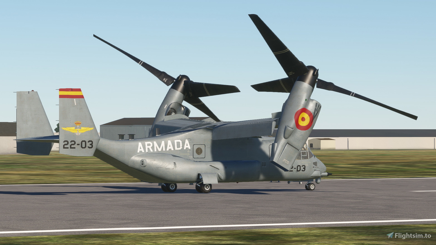 Pack MV-22B Miltech Simulations Armada Española (fictional) for ...