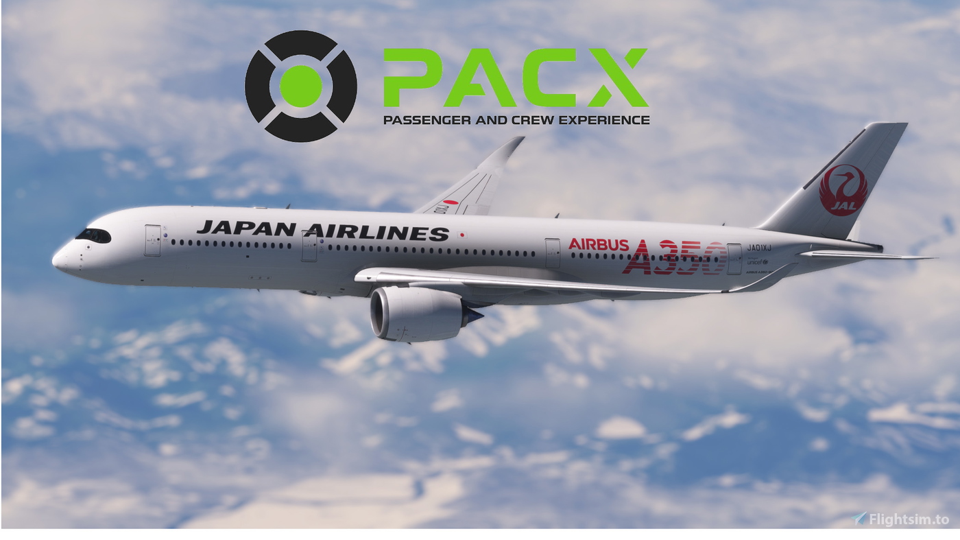 PACX - Airbus A350 (-900 & -1000) Cabin Layouts 对于 Microsoft Flight ...