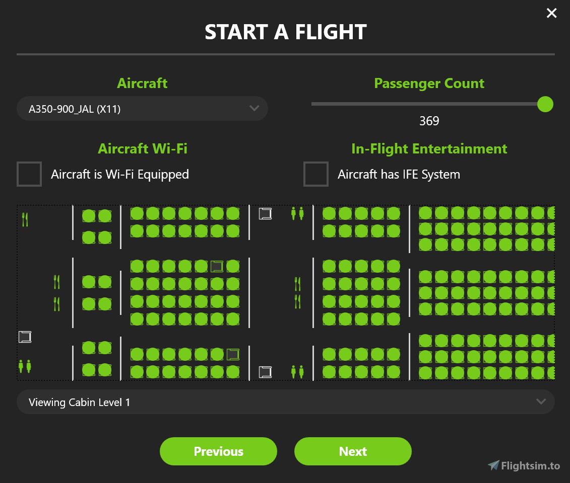 PACX - Airbus A350 (-900 & -1000) Cabin Layouts para Microsoft Flight ...