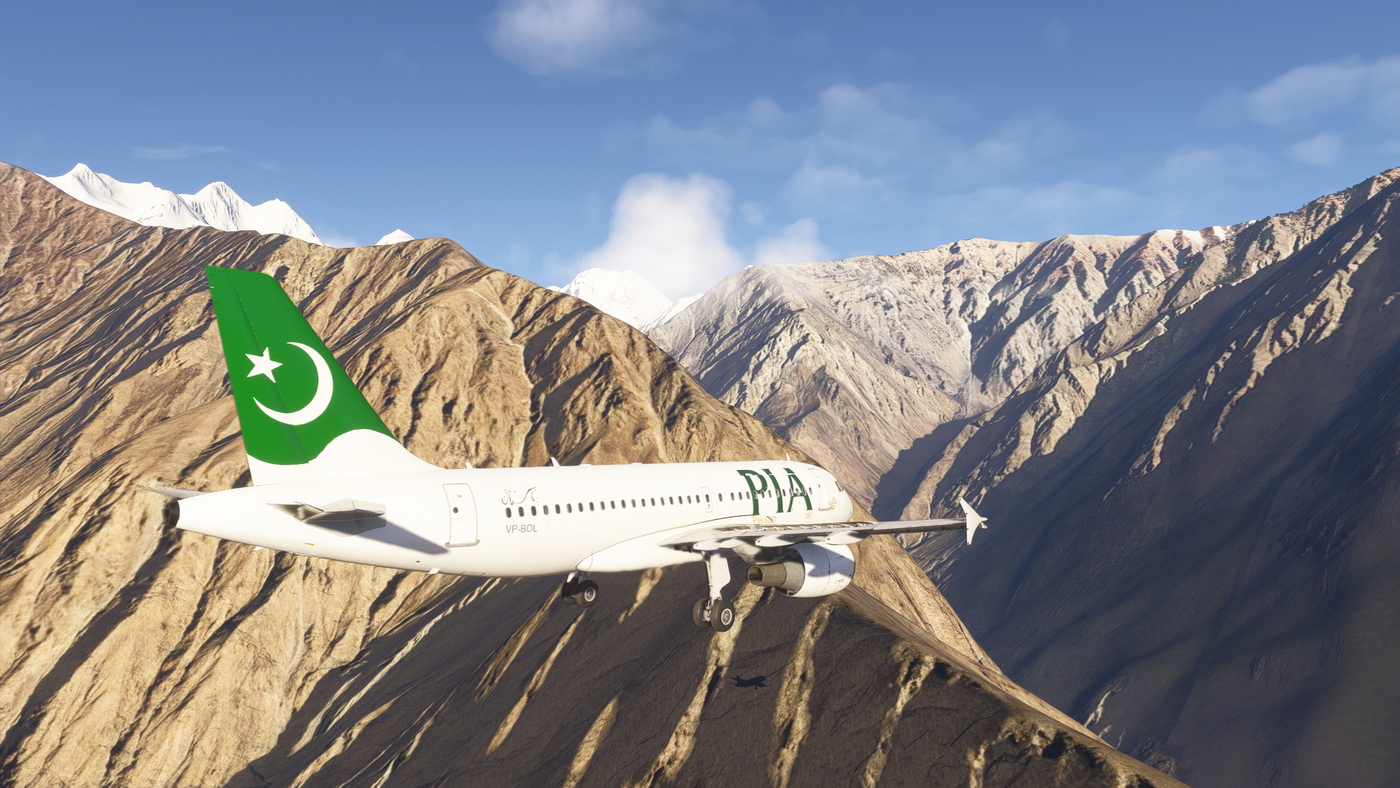Pakistan Airlines PIA for A319 LatinVFR for Microsoft Flight Simulator ...