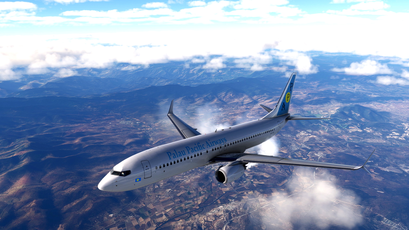 Palau Pacific Airways PMDG B737-800 | (OM-FEX) | 4K for Microsoft ...
