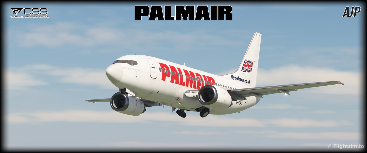 Palmair 737-500 G-PJPJ CSS 735 for Microsoft Flight Simulator | MSFS