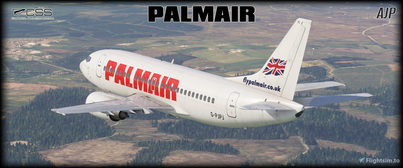 Palmair 737-500 G-PJPJ CSS 735 for Microsoft Flight Simulator | MSFS