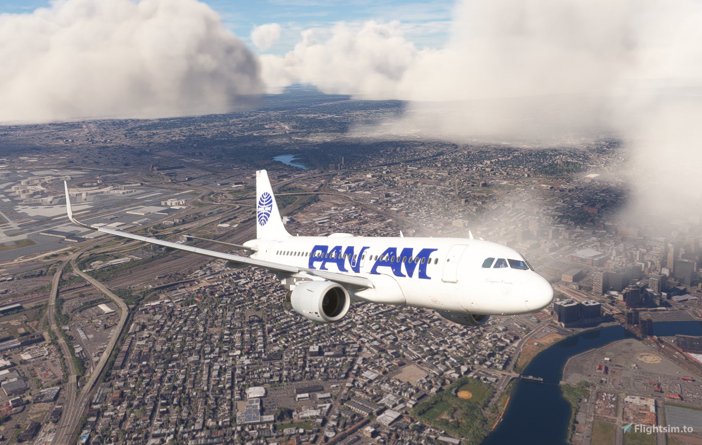 PAN AM - A319 CFM SL - 1996 - N804PA - 8K - [FICTIONAL] [REQUEST] para Microsoft Flight ...